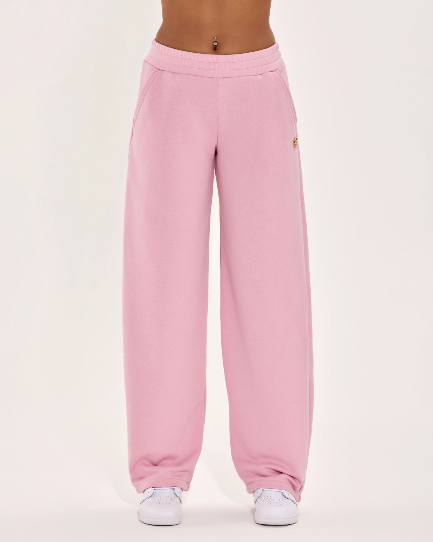 Pink Puffy pants with deconstructed pocket – cool and casual style - XS ...